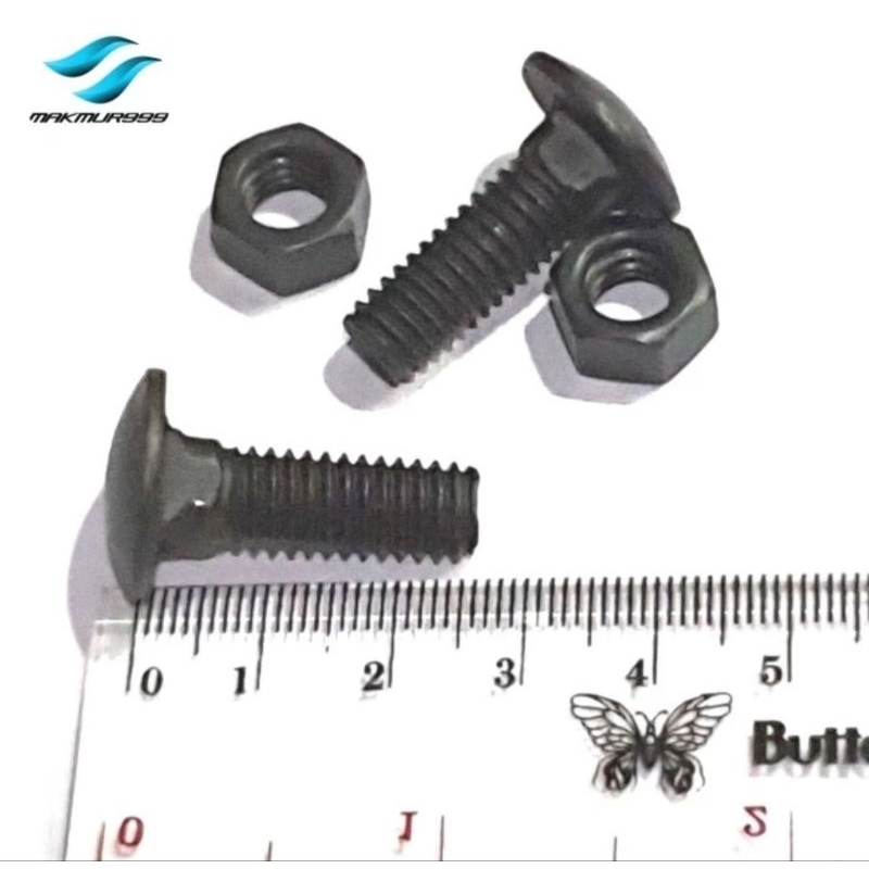 Jual baut mur cb 5/16 x 1 inch baut payung | Shopee Indonesia