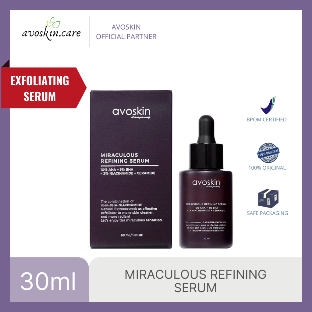Jual Avoskin Miraculous Refining Serum [Exfoliating Serum] | Shopee ...