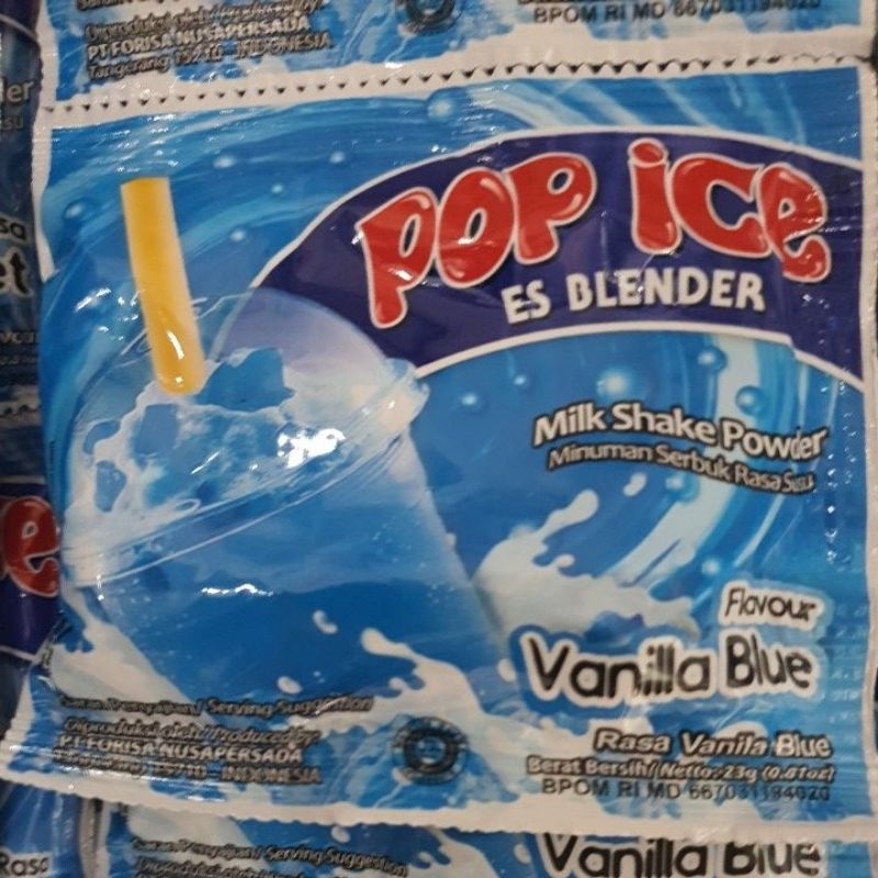 Jual Pop Ice Vanilla Blue 1renceng (10pcs) | Shopee Indonesia