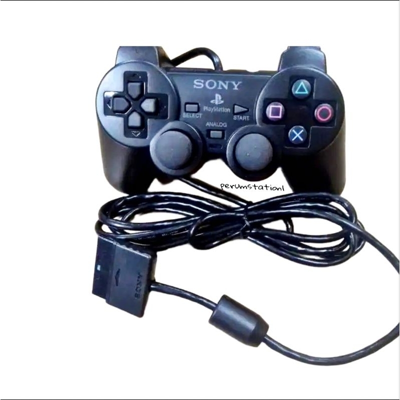 Jual STIK PS 2 ORIGINAL PABRIK HITAM | Shopee Indonesia