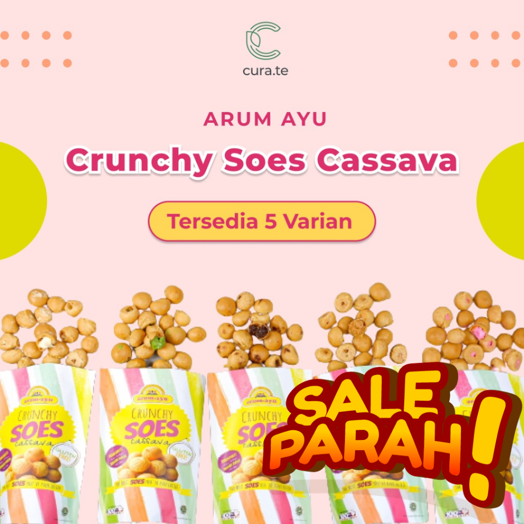 Jual ARUM AYU CRUNCHY SOES 80 GR | CEMILAN KUE SUS KERING GLUTEN FREE ...