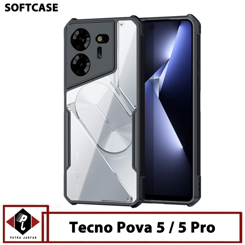 Jual Casing Transparan Terbaru Tecno Pova 5 Pro / Pova 5 Case Shockproof Slim Armor | Shopee ...