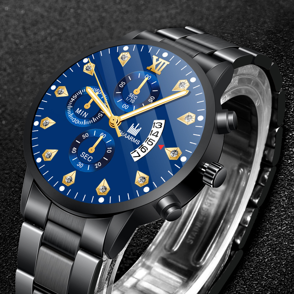 Jual Jam Tangan Pria Anti Air Original Sharms Luxury Stainless Steel ...
