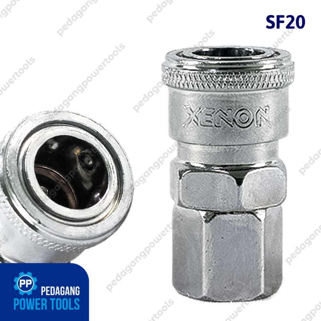 Jual XENON SF20 KOPLER ANGIN SAMBUNGAN SELANG RECOIL KOMPRESOR SOCK ...