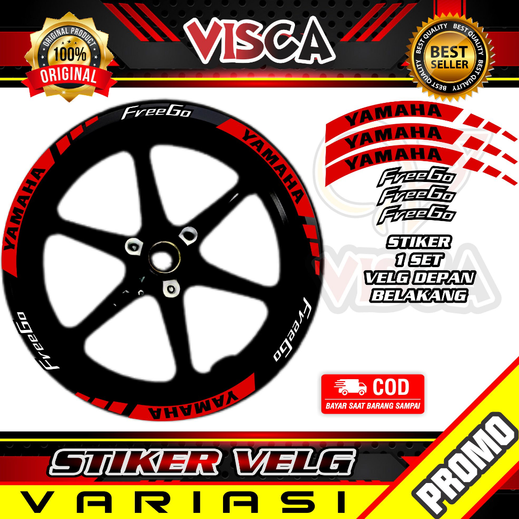 Jual Stiker Velg List Velg Motor Stiker Velg Freego | Shopee Indonesia