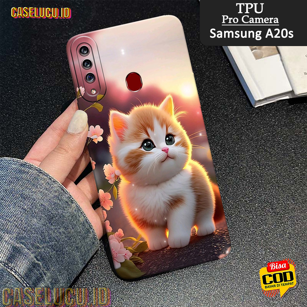 Jual Casing Hp Samsung A20S Terbaru - Fashion Case Kucing - Case ...