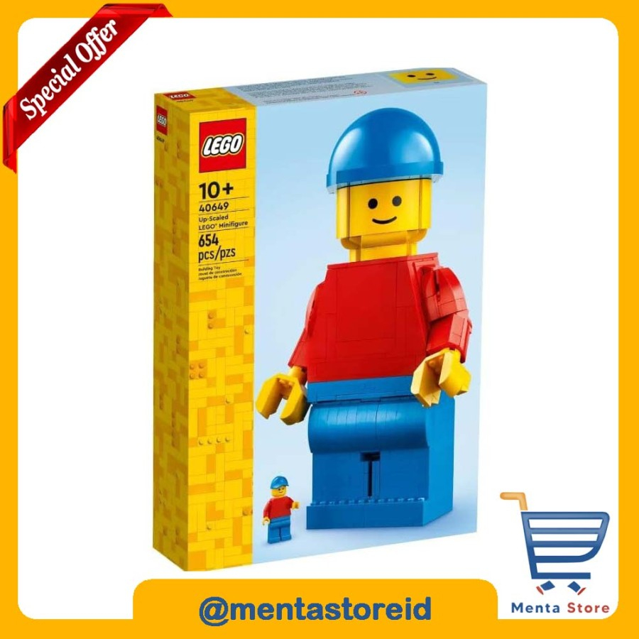 Jual LEGO Minifigures 40649 Up-Scaled LEGO® Minifigure | Shopee Indonesia