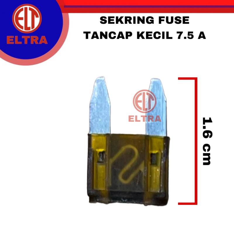 Jual Sekering fuse tancap kecil 5A 7.5A 10A 15A 20A 25A 30A mini sekring mobil motor / pcs tusuk ...