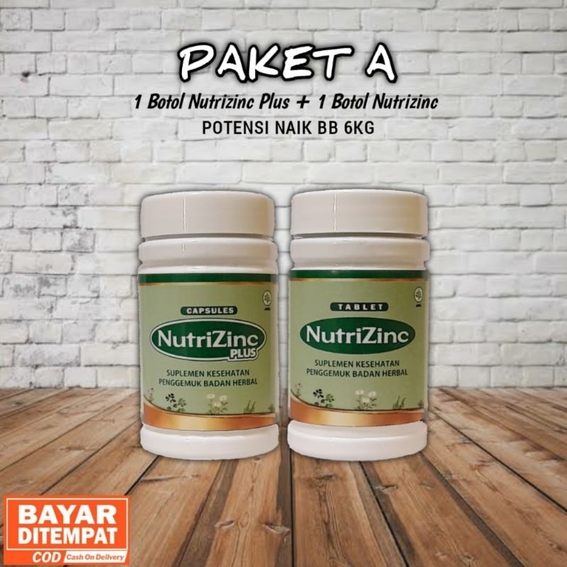 Jual NUTRIZINC PENGGEMUK BADAN || PAKET A | Shopee Indonesia
