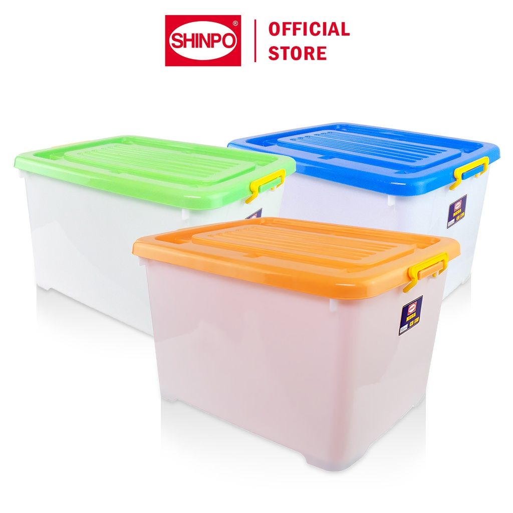 Jual CONTAINER BOX 150 LITER DENGAN RODA / BOX CONTAINER / BOX BESAR ...