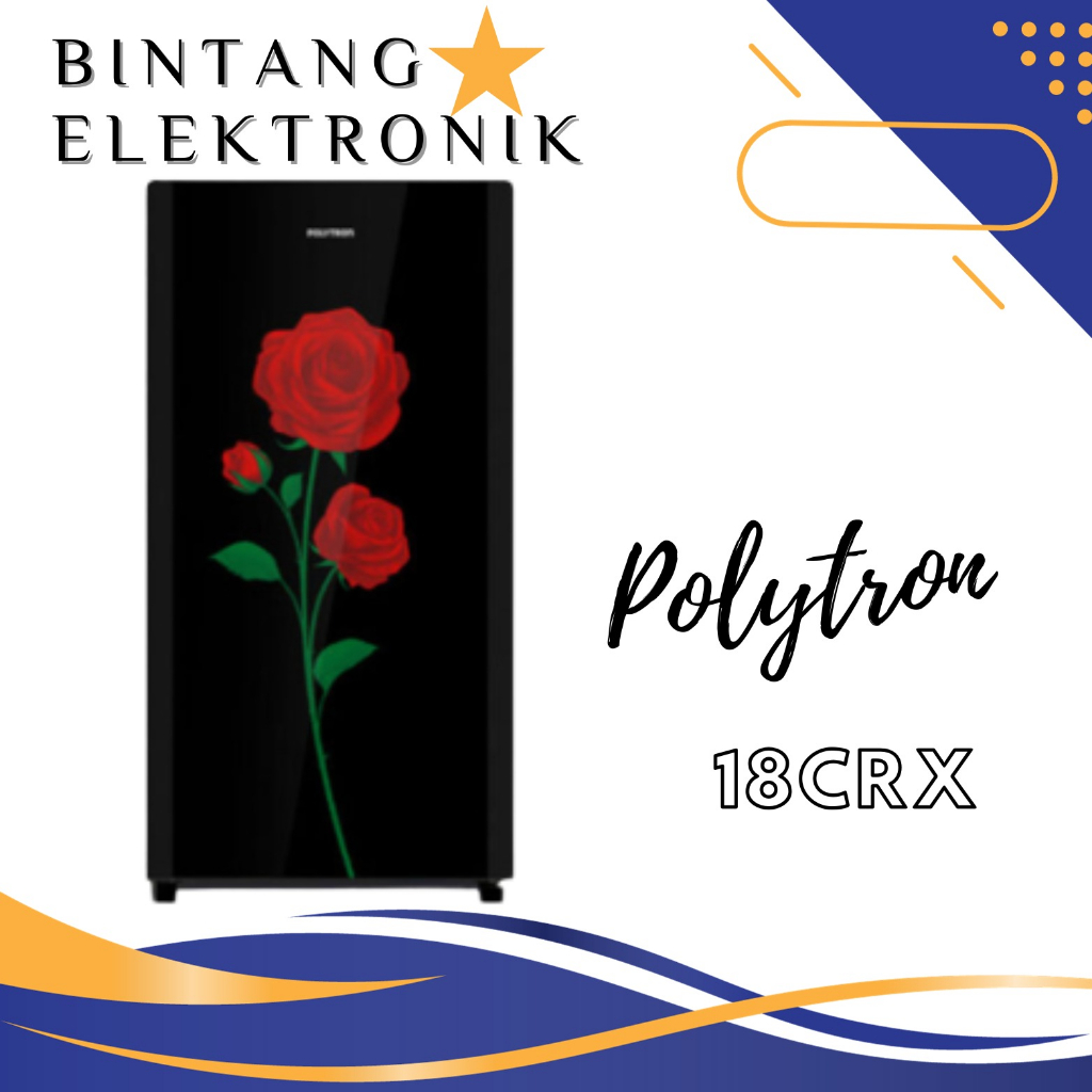 Jual Polytron PRA 18 CRX/DMY/DRX Kulkas 1 Pintu Kapasitas 180 Liter ...