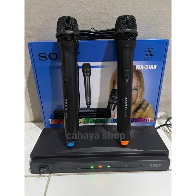 Jual Mic wireless Sony WX-3100 microphone UHF suara sensitif | Shopee ...