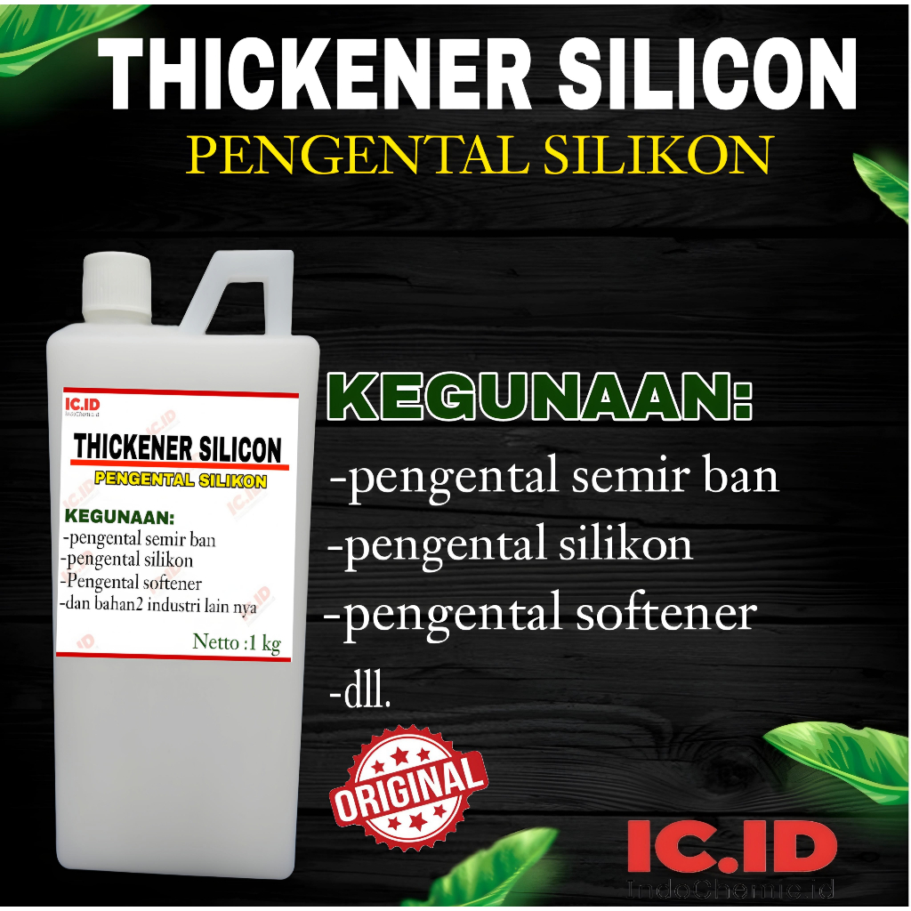 Jual Thickener Silicone/pengental silikon/pengental semir ban -1 kg ...