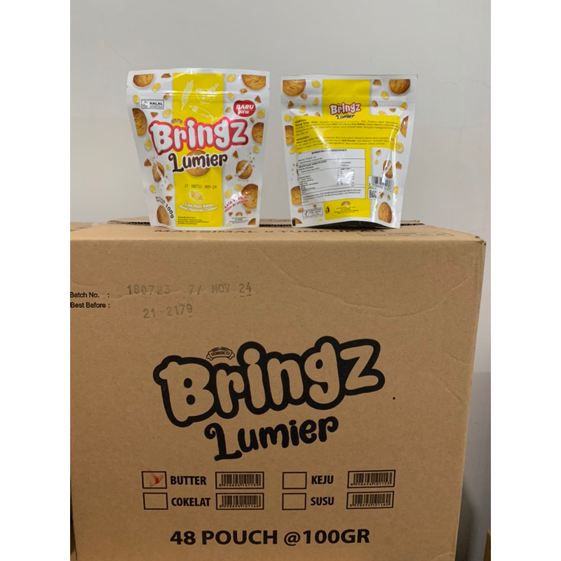 Jual Bringz Lumier Butter Cookies Kemasan Pouch. | Shopee Indonesia
