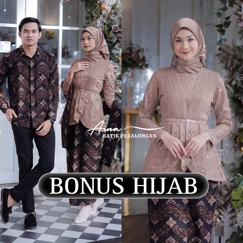 Jual KEBAYA COUPLE AVENA KEBAYA LAMARAN TUNANGAN KEBAYA WISUDA KEBAYA MODERN KEBAYA KONDANGAN ...