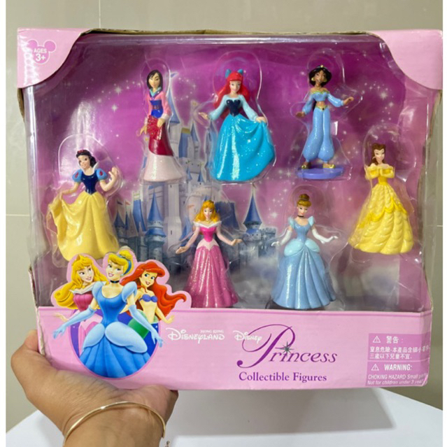 Jual Disney Princess Deluxe Figures 7 piece Set Figurine Disneyland ...
