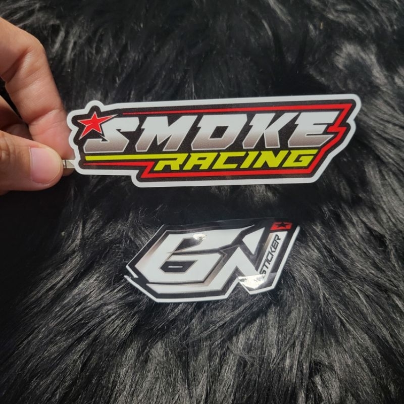 Jual sticker kata2 stocker smoke racing | Shopee Indonesia