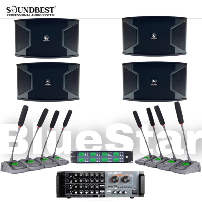 Jual Paket Sound Meeting Soundbest PRO 110 Original 10 inch - 8 Mic ...