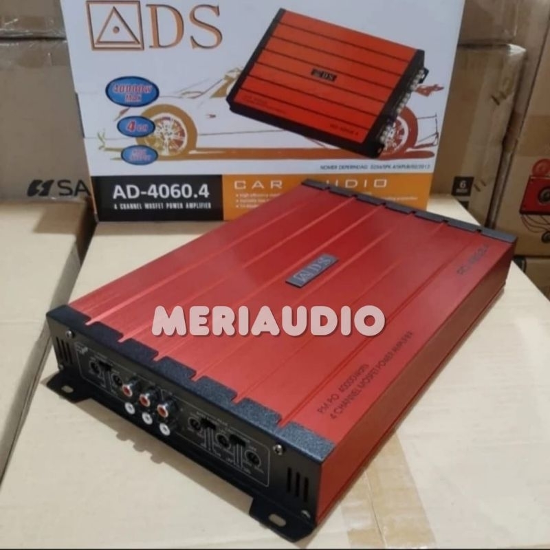 Jual Power Amplifier ADS Power 4Channel Amplifier 4Chanell | Shopee Indonesia