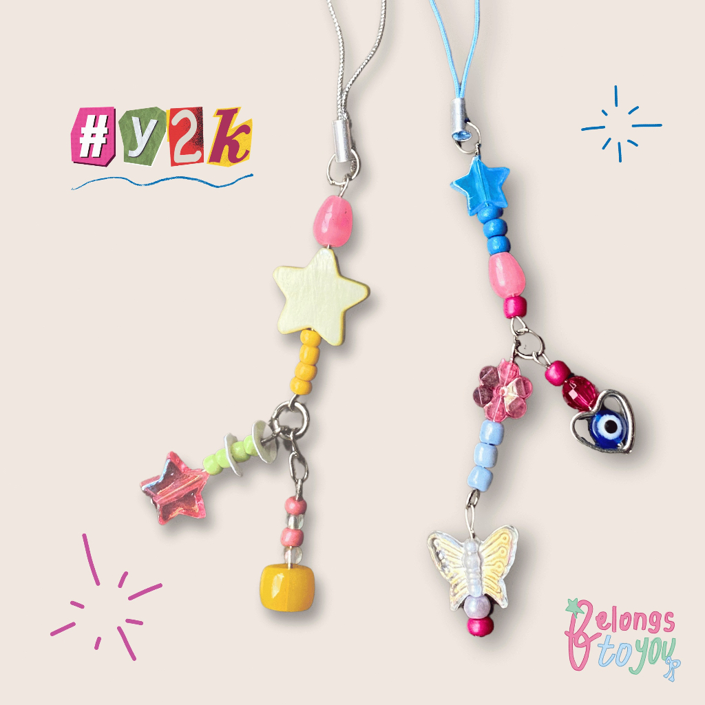 Jual phone strap (gantungan hp) - y2k charm series | Shopee Indonesia