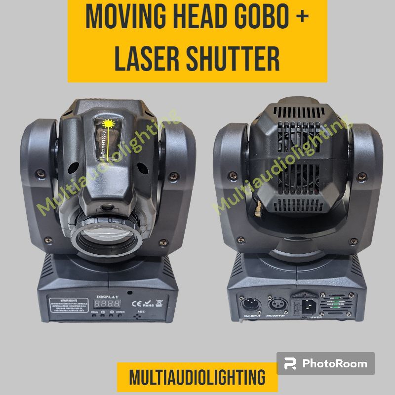 Jual Mini Moving Head BEAM Gobo 30W Plus Laser | Shopee Indonesia
