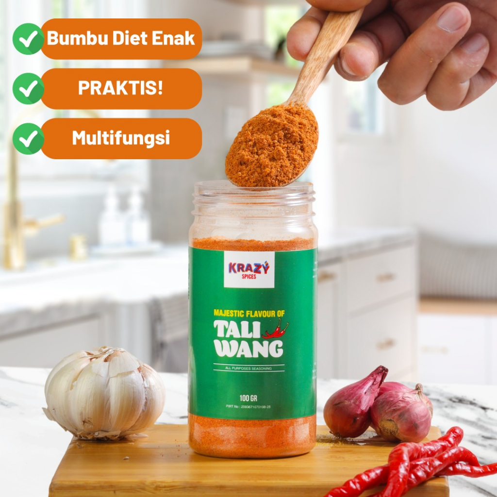 Jual KRAZY Spices Bumbu Diet Marinasi Dry Rub 100 gr | Shopee Indonesia