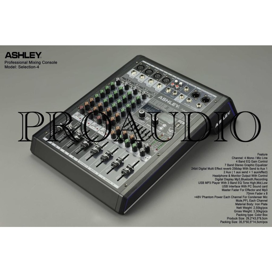 Jual Mixer Ashley 4 channel Selection 4 Original | Shopee Indonesia