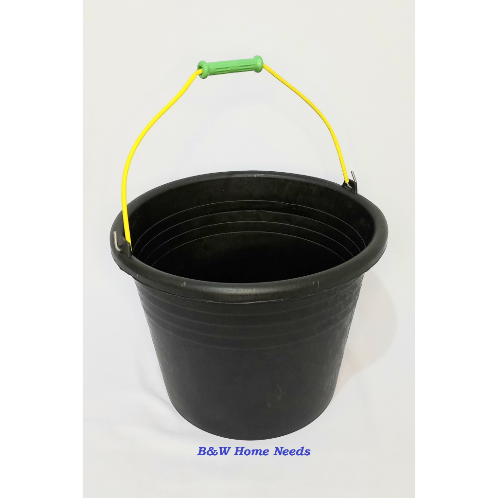 Jual Ember Plastik Cor 22 Hitam Gagang Kawat (Pengiriman Sameday ...