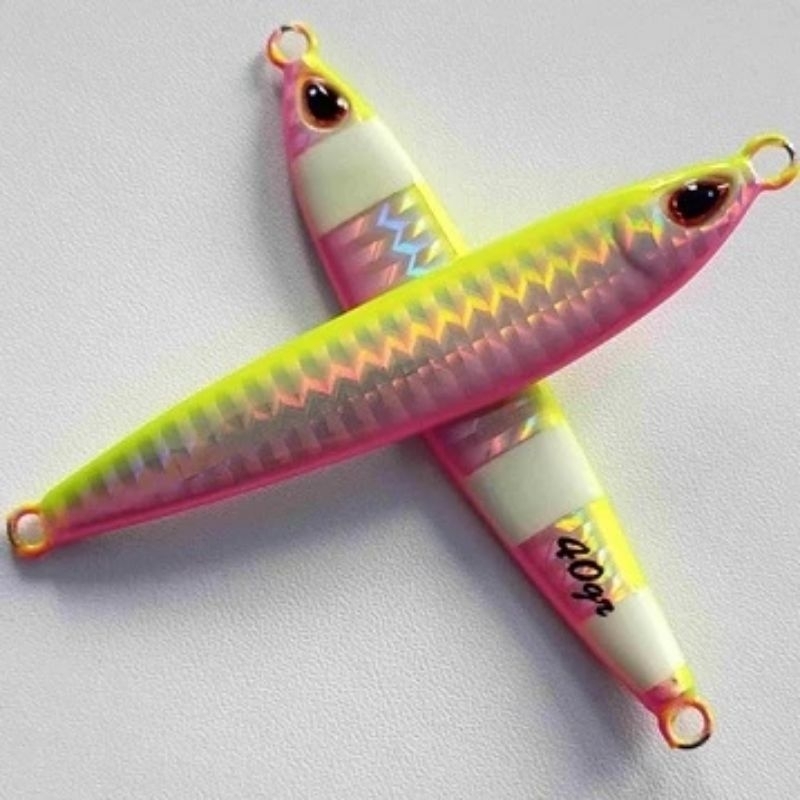 Jual METAL JIG 40g s/d 150g MODEL GOMAME FOIL GID PERUT & ZEBRA CAST JIG | Shopee Indonesia