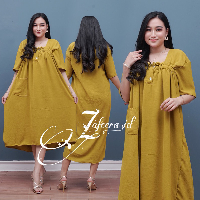 Jual Daster Zara Kerut Jumbo | Daster Karet Dada ld 125 Jumbo | Shopee ...