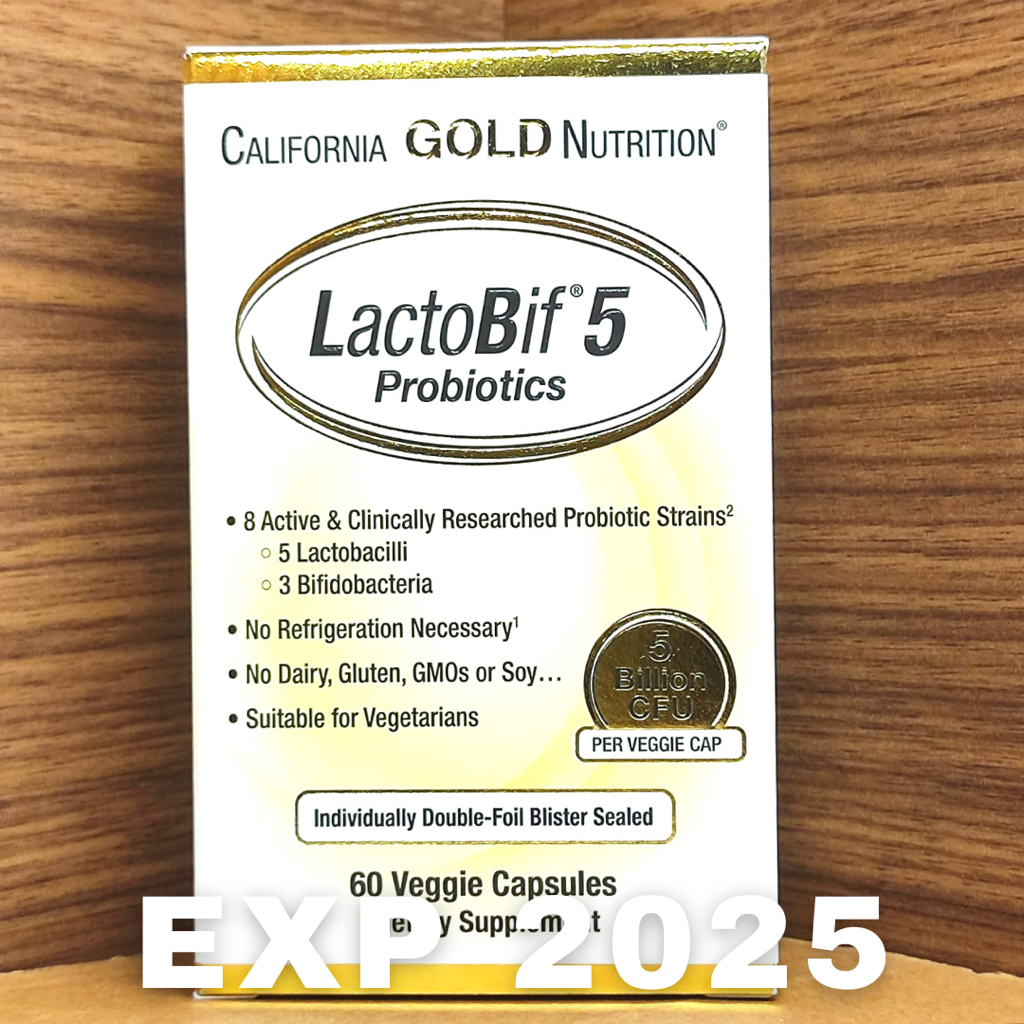 Jual LactoBif Probiotics 5 Billion CFU isi 60 , California Gold ...