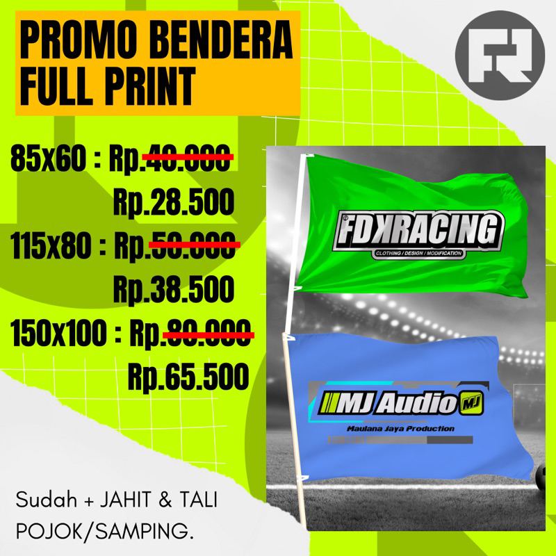 Jual BENDERA FULL PRINTING | BENDERA PRINTING | BENDERA CUSTOM ...