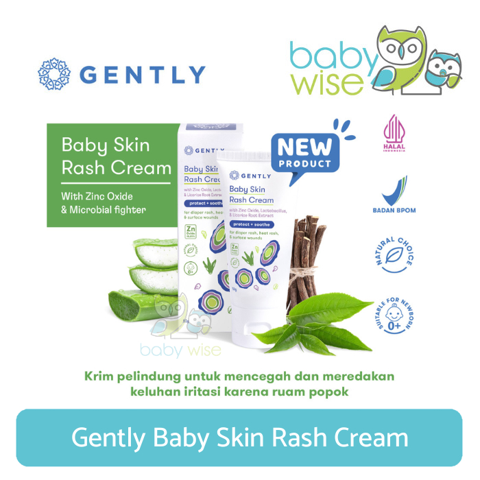 Jual Gently Baby Skin Rash Cream - Krim Pereda Ruam Popok pada Bayi ...