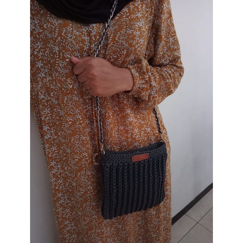 Jual Tas Rajut ( bahan dari tali kur) | Shopee Indonesia