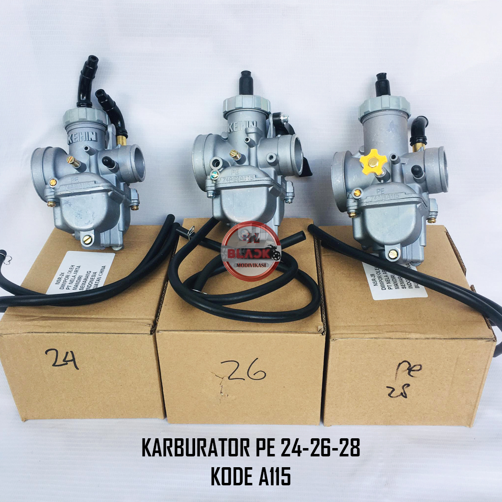 Jual Karburator KEIHIN PE 24 - 26 - 28 Dus Coklat Kode A115 Karbu PE Universal | Shopee Indonesia
