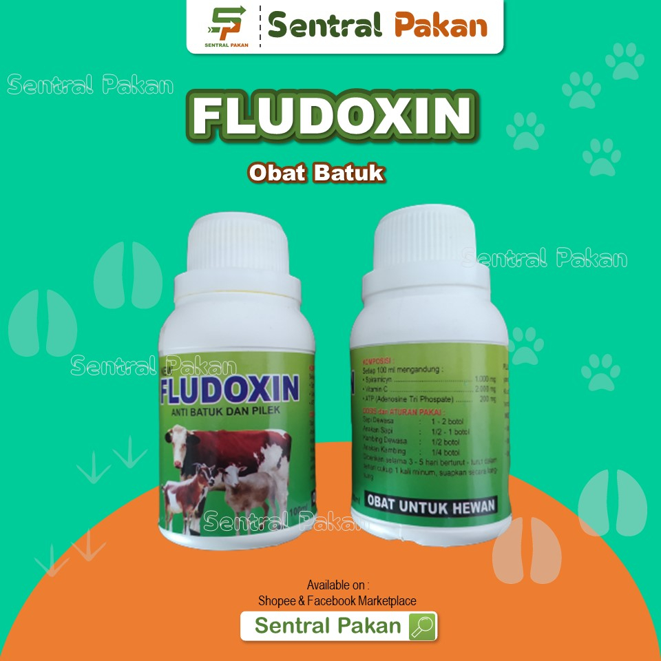 Jual FLUDOXIN 100ML - OBAT ANTI FLU, BATUK DAN PILEK KHUSUS SAPI ...