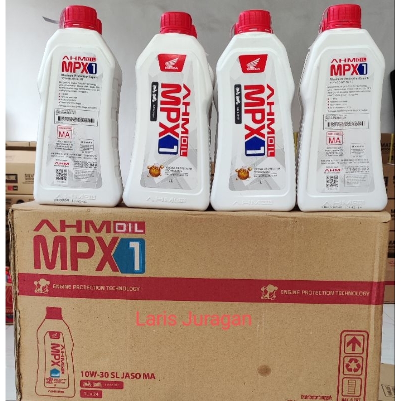Jual Oli Mpx 1 AHM 1Liter 24 botol 1 Dus | Shopee Indonesia