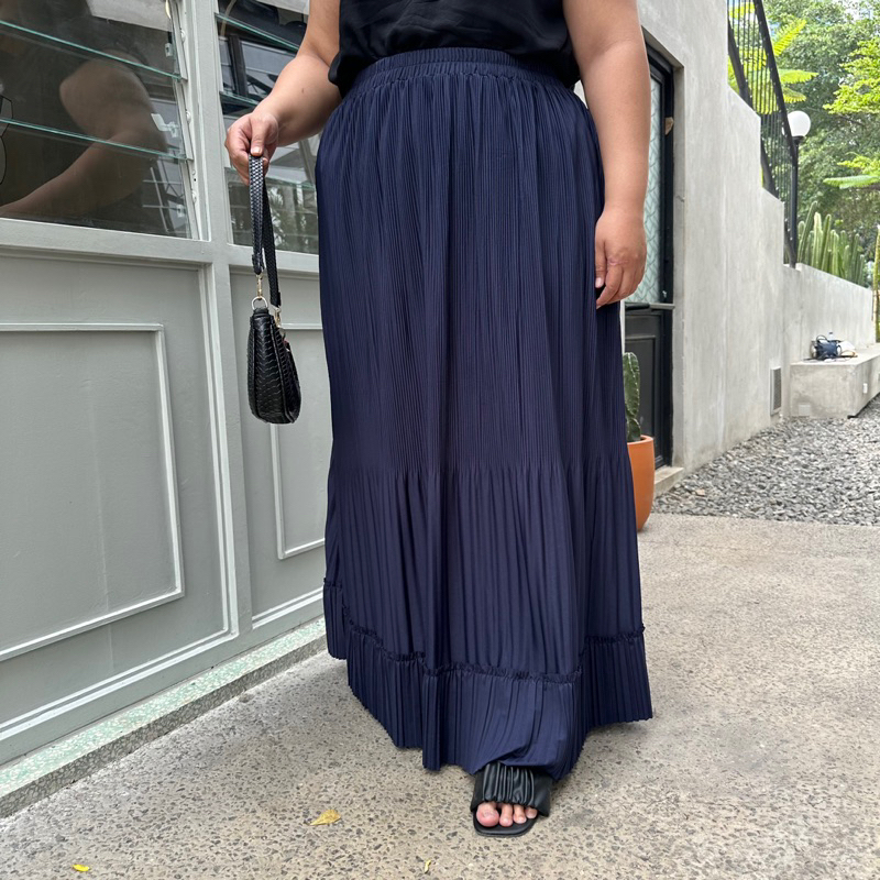 Jual UP TO 7XL ROK JUMBO RAMPLE LILY KODE 888 by Calithaid | Shopee ...