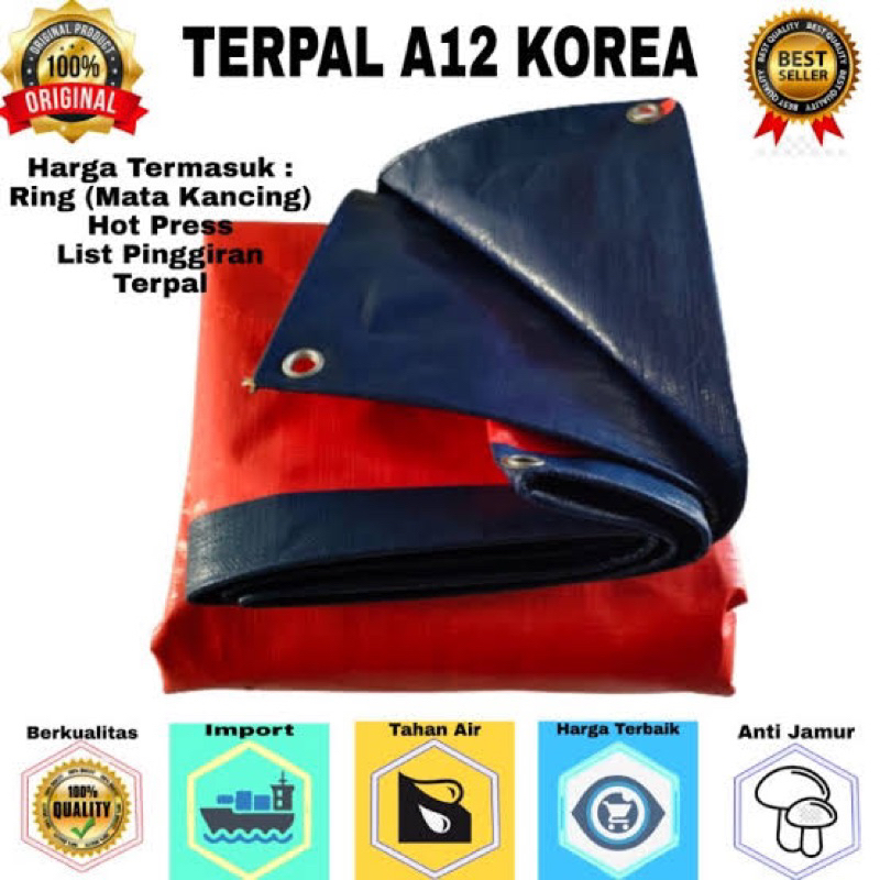 Jual Terpal korea murah A15 Merk Busan ukuran 4x6 | Shopee Indonesia