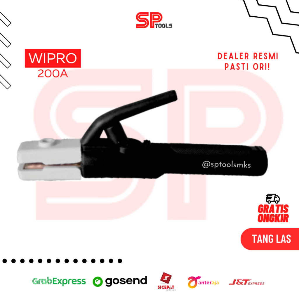 Jual TANG LAS / STANG LAS ELECTRODE HOLDER 200A 200 AMPERE WIPRO TIPE GM | Shopee Indonesia