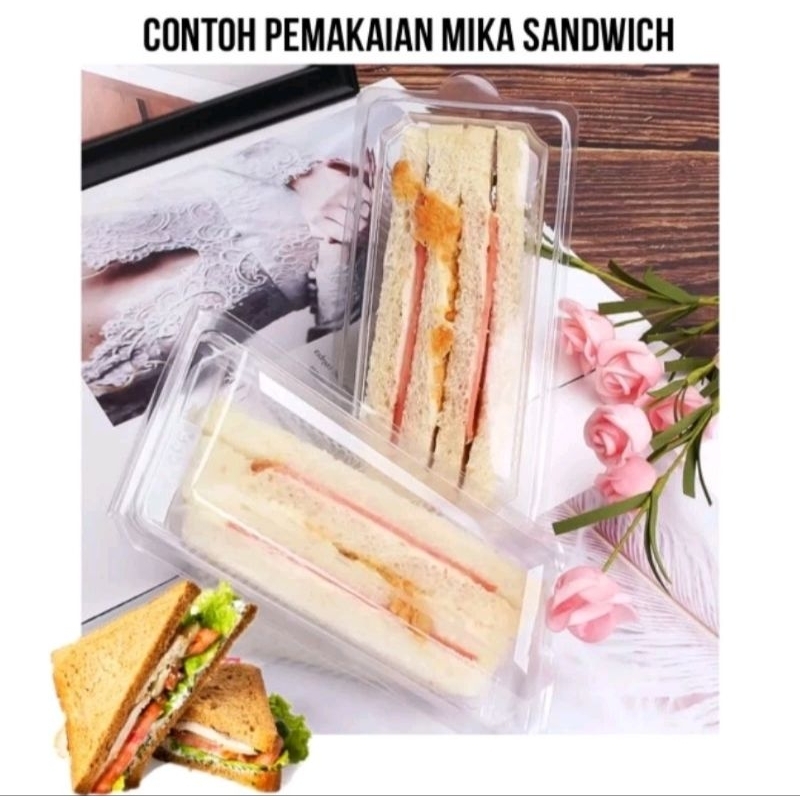 Jual [ 10 PCS ] Mika sandwich / mika segitiga / mika roti segitiga ...