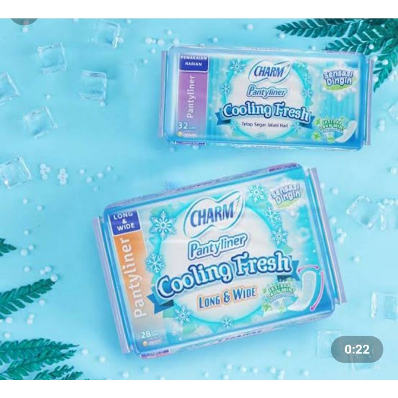 Jual Charm Pantyliner Cooling Fresh | Shopee Indonesia
