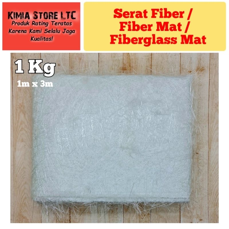 Jual FIBERGLASS MAT / FIBER MAT / SERAT FIBER 1 Kg | Shopee Indonesia
