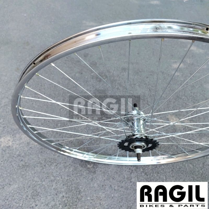 Jual WHEELSET SEPEDA 26 JENGKI ARAYA TORPEDO BELAKANG 26 x 1 3/8 BESI ...