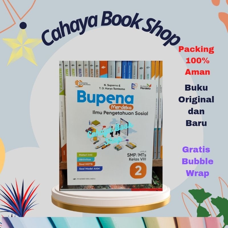 Jual Buku Bupena Merdeka IPS Kelas 7,8,9 SMP/MTs Kurikulum Merdeka Erlangga | Shopee Indonesia