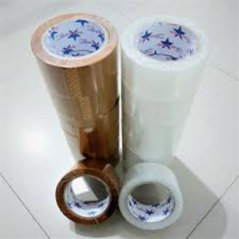 Jual Lakban bening 90 yard/ lakban warna / plakban / isolasi / selotip ...