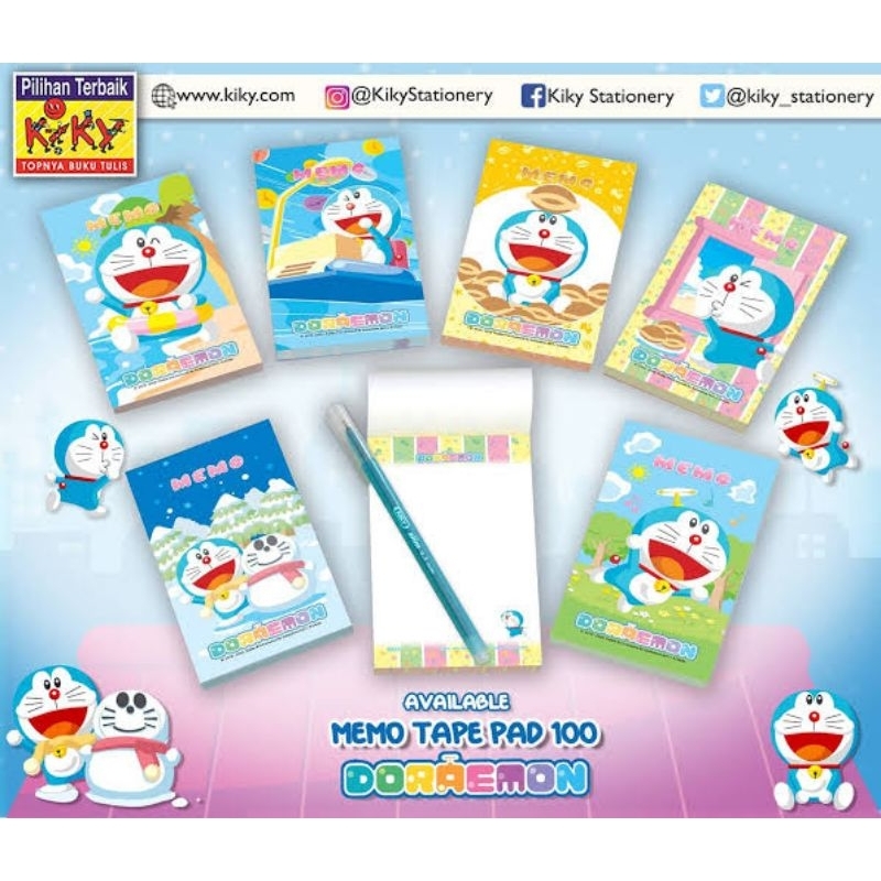 Jual Memo polos Kiky Doraemon / Notes kecil (1 pcs) | Shopee Indonesia