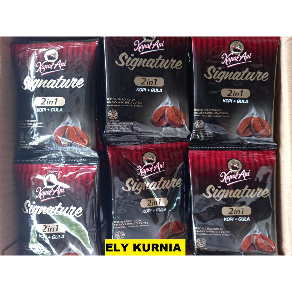 Jual Kopi Kapal Api Signature 1 Renceng isi 10 | Shopee Indonesia