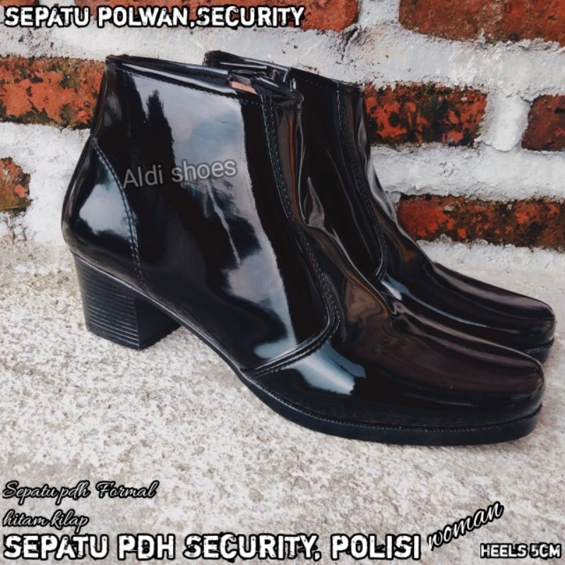Jual Sepatu PDLSUS Pdh Wanita Sepatu Pdh Sus Polwan Secwan Dishub Boots ...
