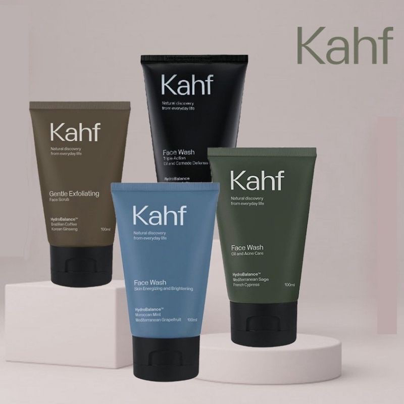 Jual KAHF Facial Wash 100ml (ALL VARIAN) SABUN WAJAH PRIA | FACE WASH PRIA | Shopee Indonesia